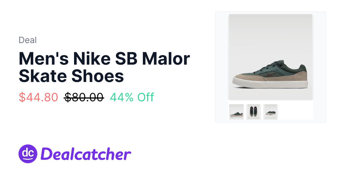Men's Nike SB Malor Skate Shoes - $44.80