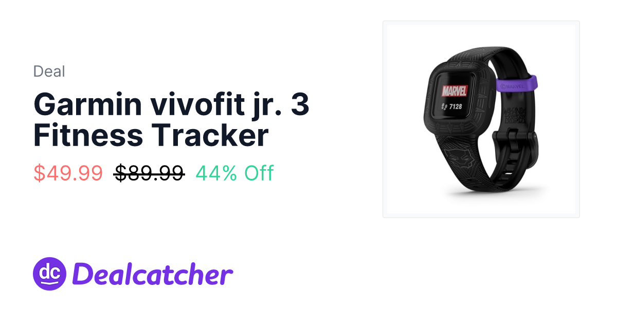 Garmin vivofit jr. 3 Fitness Tracker - $49.99