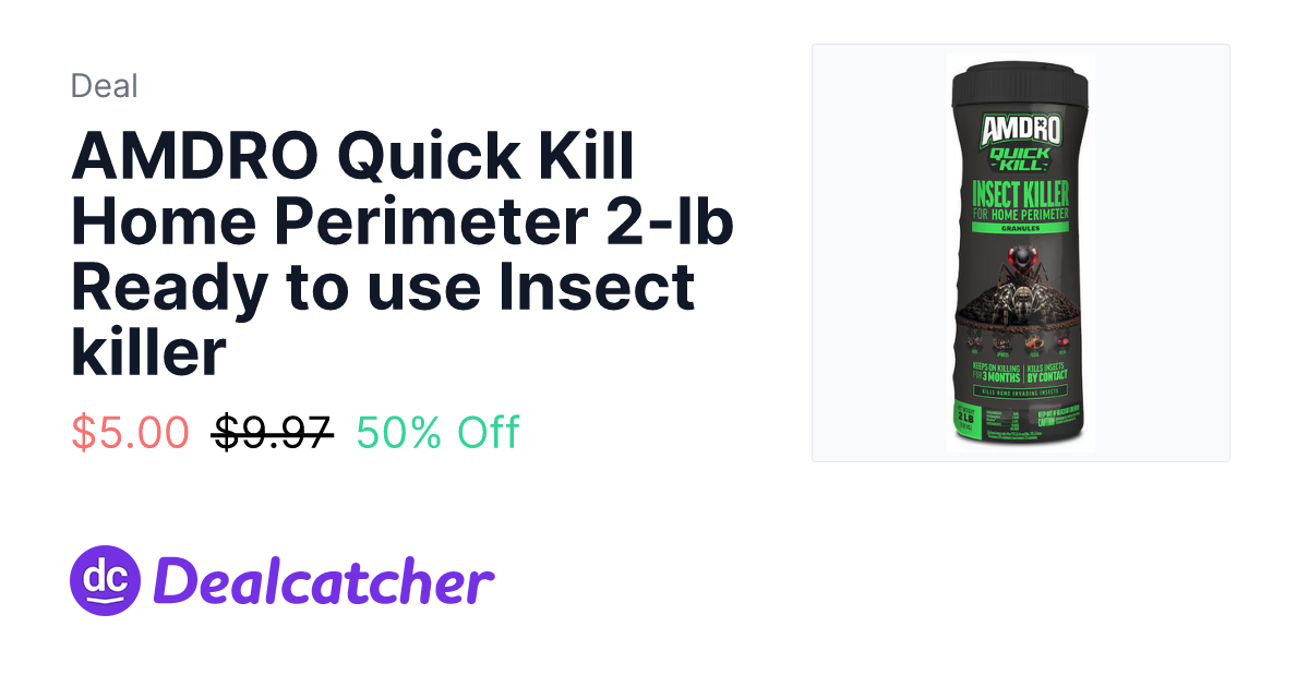 AMDRO Quick Kill Home Perimeter 2-lb Ready to use Insect killer - $5.00